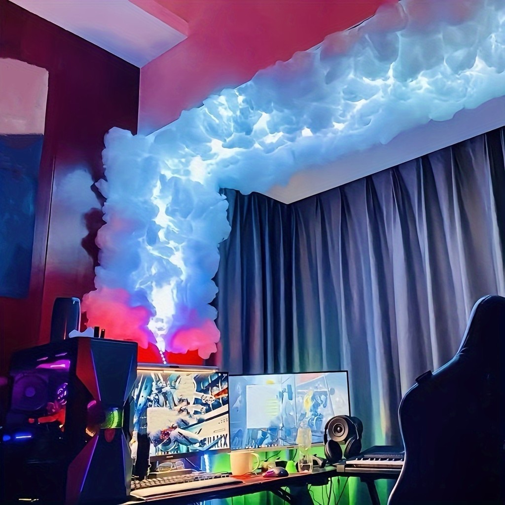 5m Cloud Light Thundercloud LED Lightning Colorful Atmosphere Night ...
