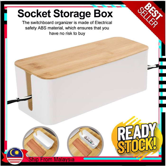 (READY STOCK) Power Strips Wire Hider Cable Management Case Concealer ...