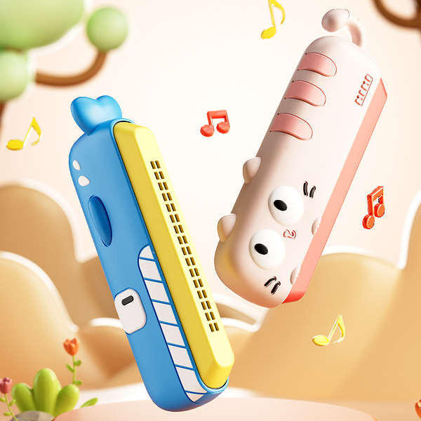 Harmonica Children's Toys Baby Dedicated Playing Musical Instruments ...