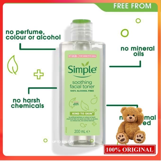 Simple Kind to skin Soothing Facial Toner 200ml | Shopee Malaysia