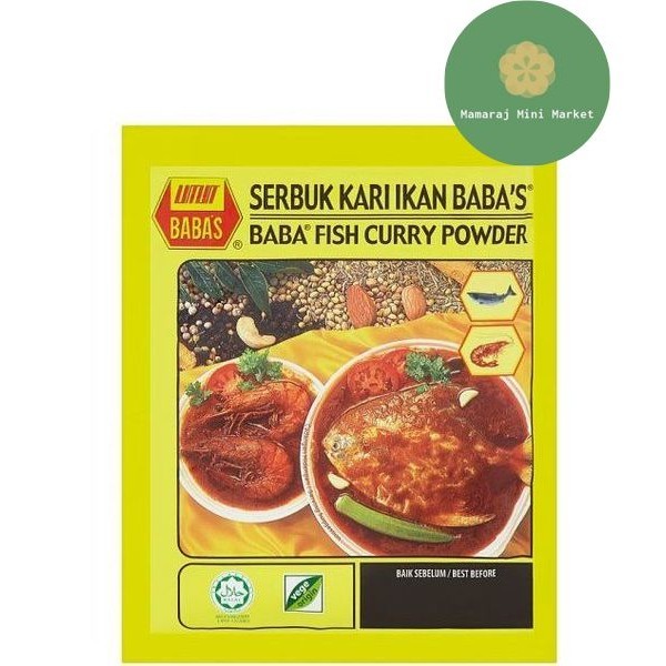 Serbuk Kari Ikan Baba's 25g | Baba's Fish Curry Powder 25g | Shopee ...