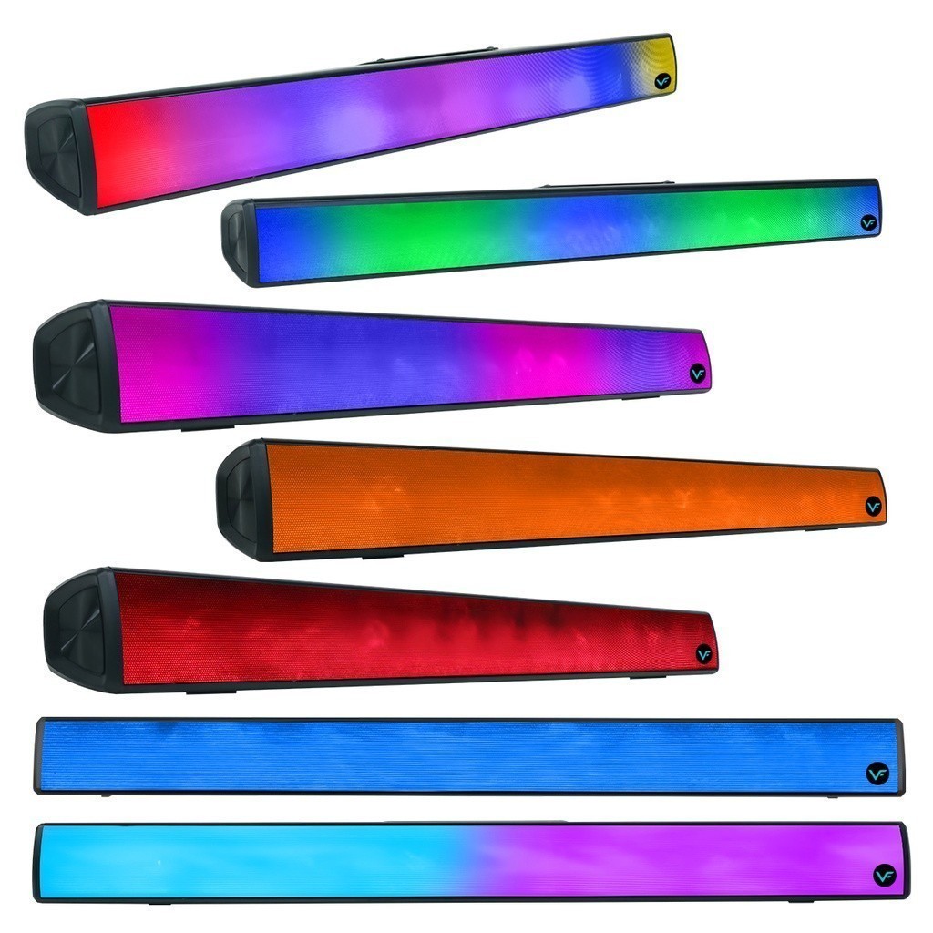 Vinnfier VF Hyperbar 101 BT Bluetooth 50W Home TV Soundbar with 8 Light ...