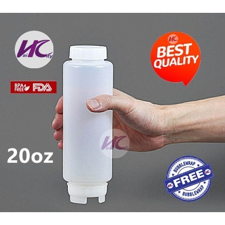 (HC) 20oz F.I.F.O BPA Free Bottle Refillable Squeeze Bottle c/w Medium ...