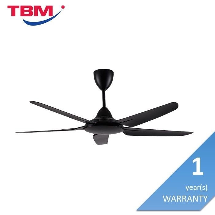 Alpha XPRESS 54 MATT BLACK Cosa Express Ceiling Fan 54" With 5 Blades ...