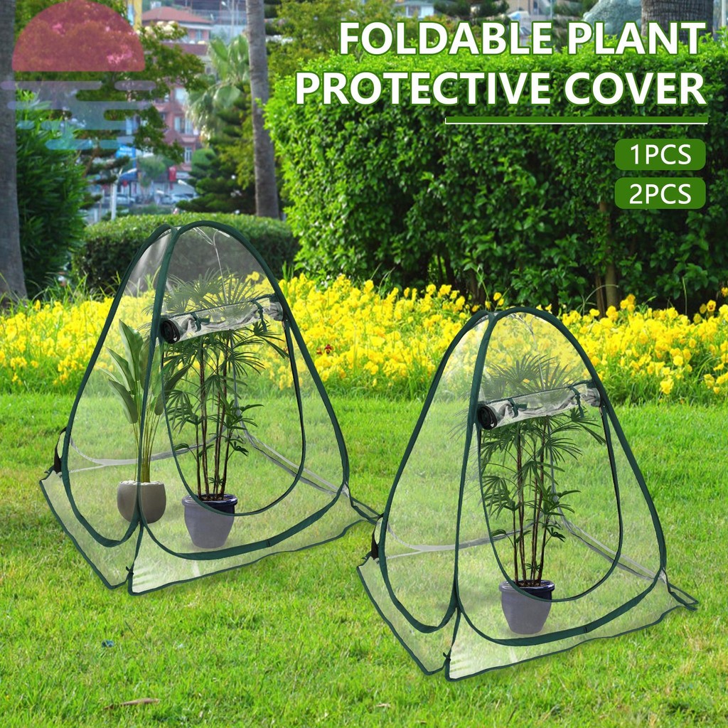 Mini Greenhouse Clear PVC Pop Up Greenhouse Sturdy Greenhouse Cover ...