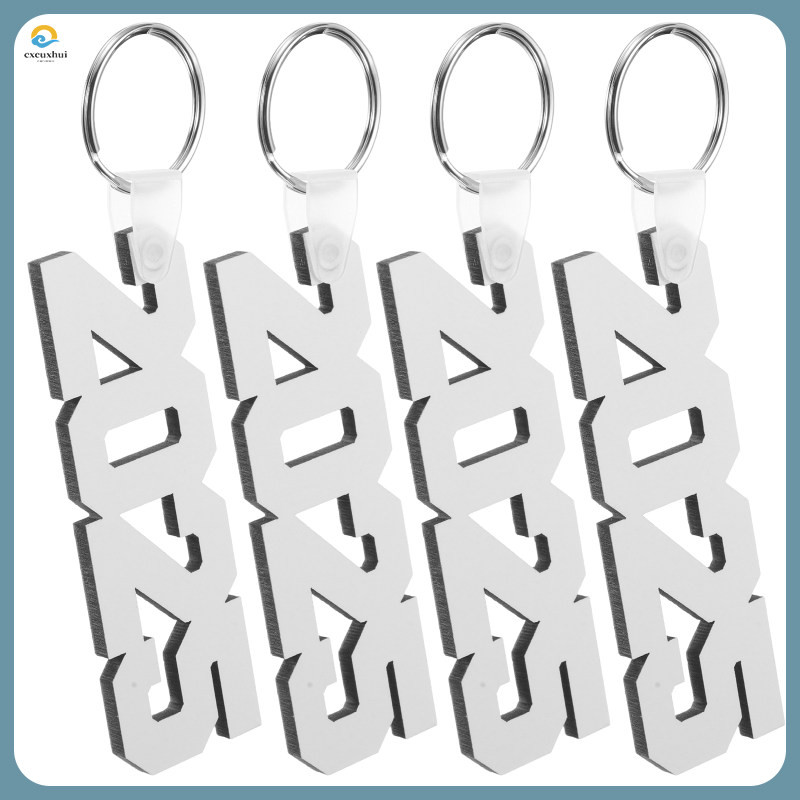 Blank Key Chain Craft Digital Keychain 2025 Pendant Charm 2025new Year ...