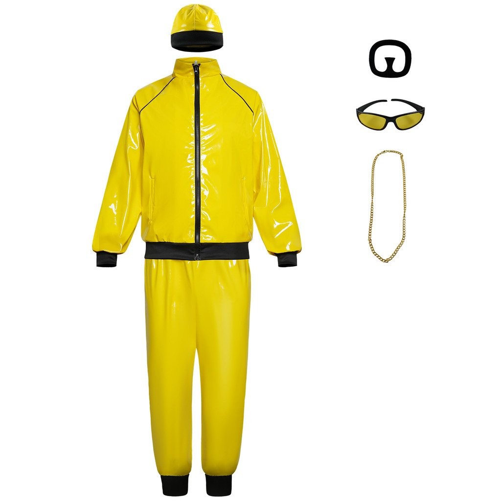 Retro cosplay Disco Stage Glossy Halloween Patent Leather Anime Costume ...
