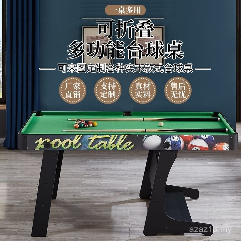 Meja Pool Boleh Lipat untuk Kegunaan Dalaman Rumah, Meja Hiburan Mini ...