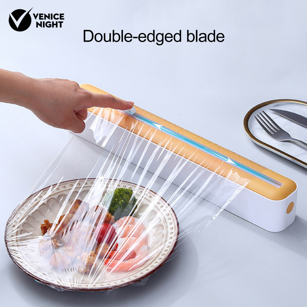 Food Wrap Dispenser Slider Cutting Machine Adjustable Plastic Wrap ...