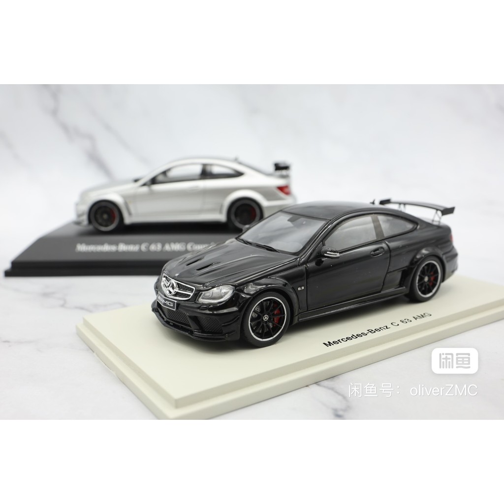 Spark 1/43 Mercedes-Benz C63 AMG black series black series w205 black ...