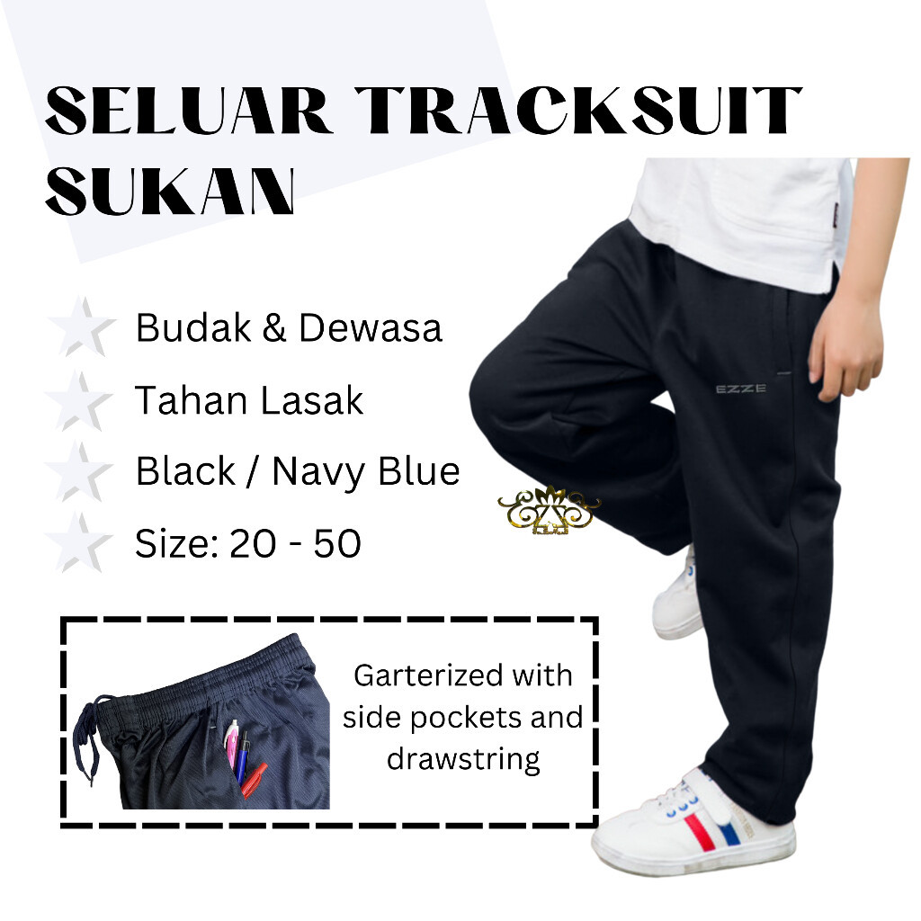 Unisex Seluar Budak Seluar Panjang Sekolah Rendah Sukan Budak / Unisex ...