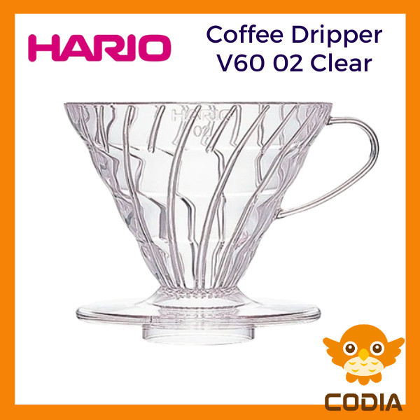 HARIO V60 Transparent Dripper 02 Clear VDR-02-T (Direct from Japan)(Made in Japan) | Shopee Malaysia