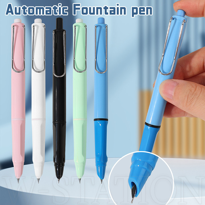 Automatic Fountain pen - Fine Nib Calligraphy Practice Fountain Pen - 0 ...