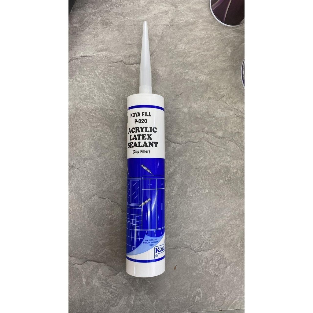 KOYA P-820 KOYAFILL Acrylic Latex Sealant / GAP FILLER / SILICONE | Shopee Malaysia