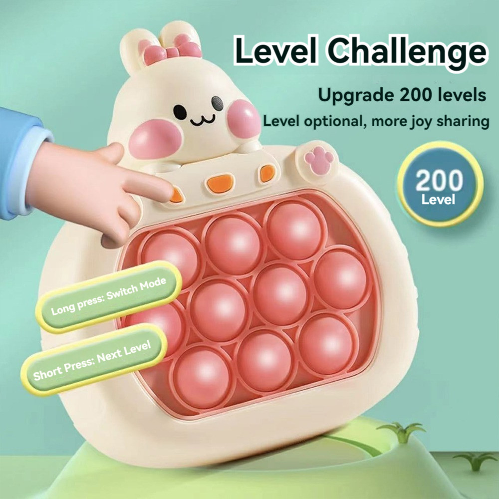Electronic Pop It Quick Push Puzzle Game Console Fidget Toy ...