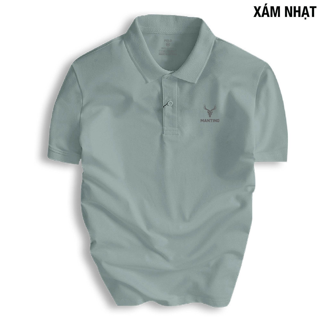 Mantino Men's Polo T-shirt with high-quality, elegant Basic design ...