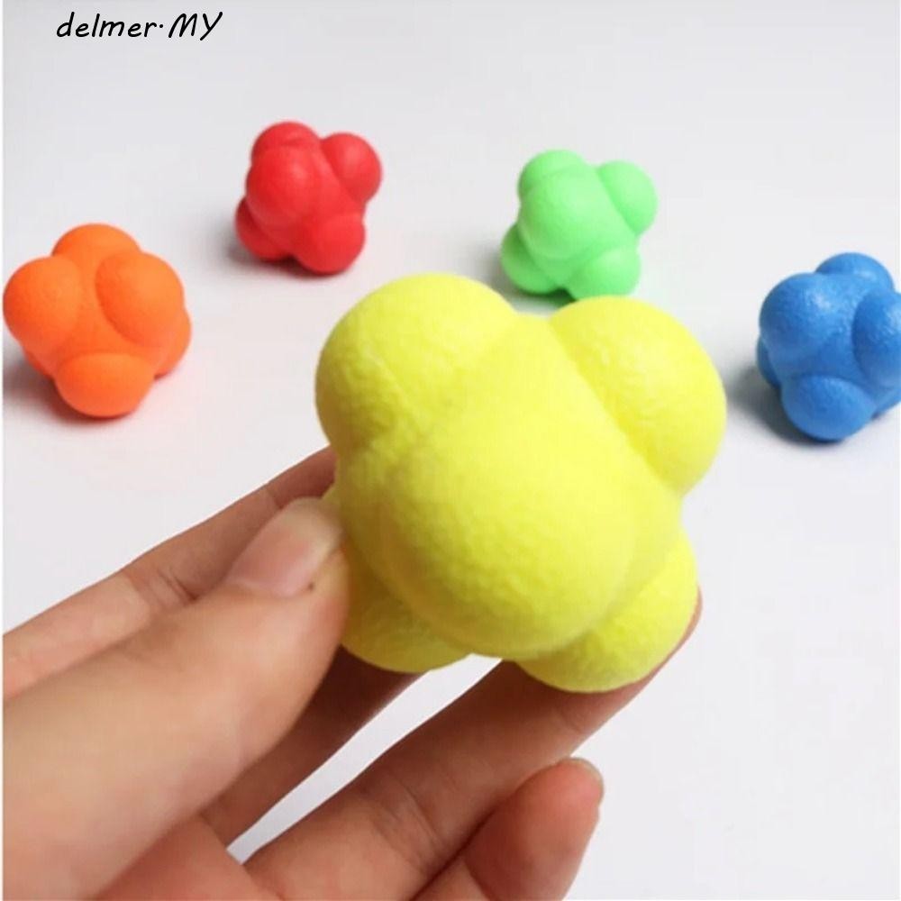 DELMER Hexagonal Reaction Ball, Silicone Hexagonal Coordination Reflex ...