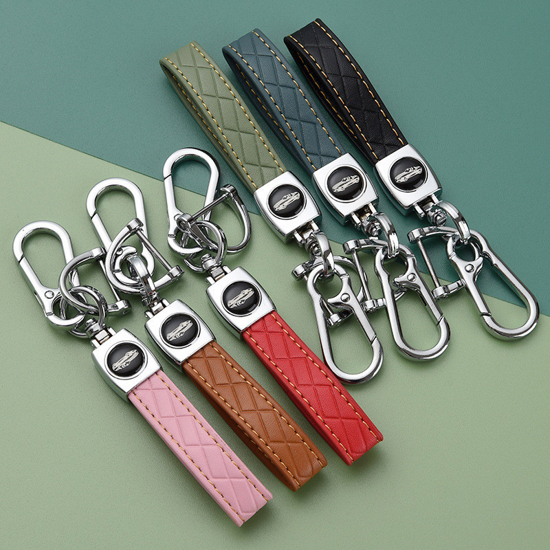 Ready to ship Universal Car Key Case Keychain Braided Rope Double ...