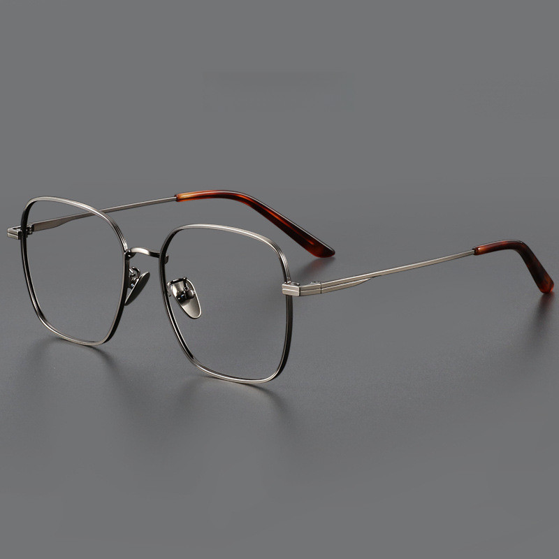 Ultra Light Titanium Alloy Glasses Frame Men Women Large Frame ...