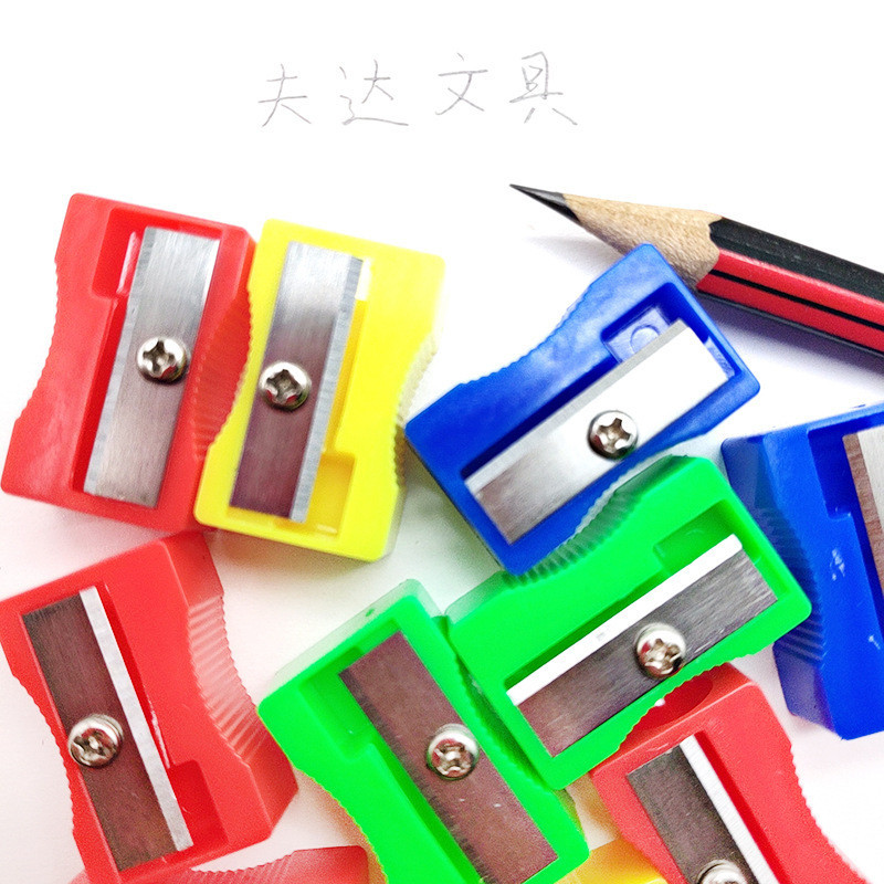 plastic rectangular pencil sharpener student supplies small square ...