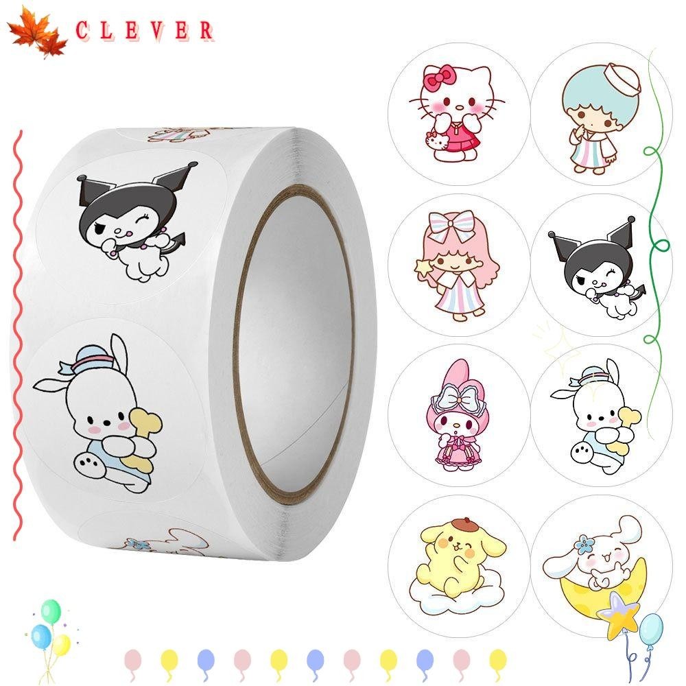 CLEVER Label Sticker, Kuromi Light Weight Cartoon Stickers, High ...