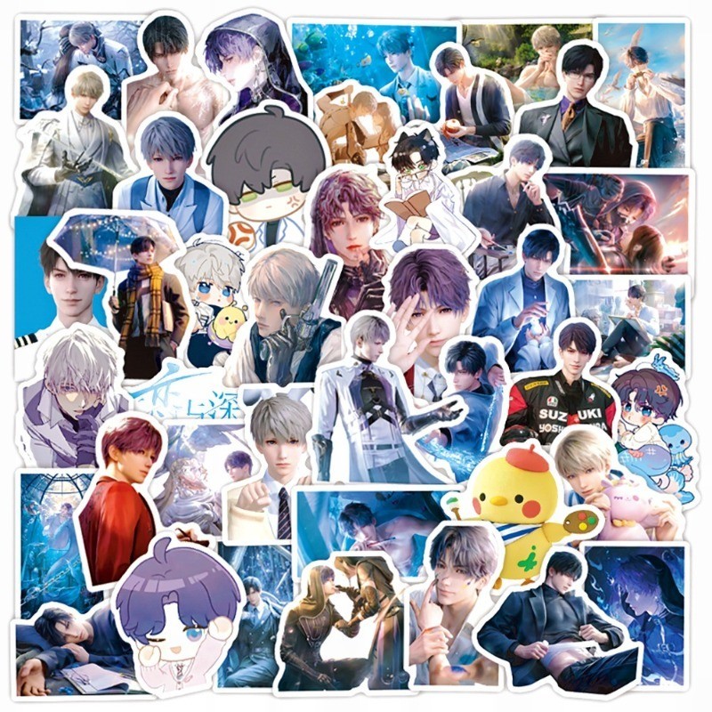 Z&M Love and Deepspace Stickers 50Pcs/Set Waterproof Stickers Decal for ...