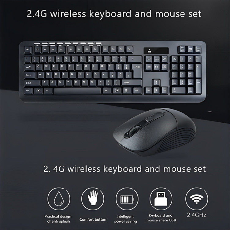 Ready Stock | HK-6800 Wireless 2.4GHz Mini Ultra Slim Silent | Set ...