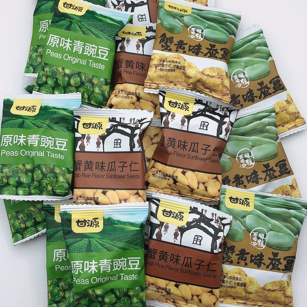 Ganyuan Crab Roe Flavor Broad Bean Crab Roe Flavor Sunflower Seed ...