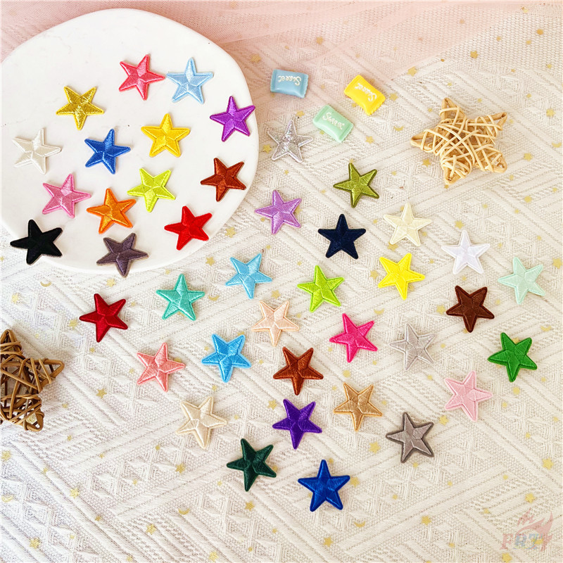 Colorful Little Stars Self-adhesive Sticker Patch 1Pc DIY Sew on Iron ...