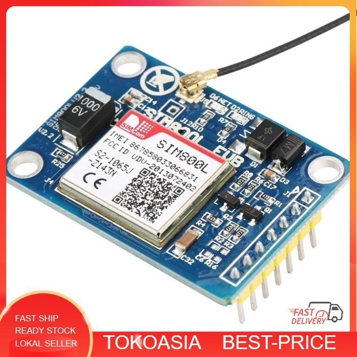 SIM 800L V2 upgrade version GSM GPRS module for arduino 5V | Shopee ...