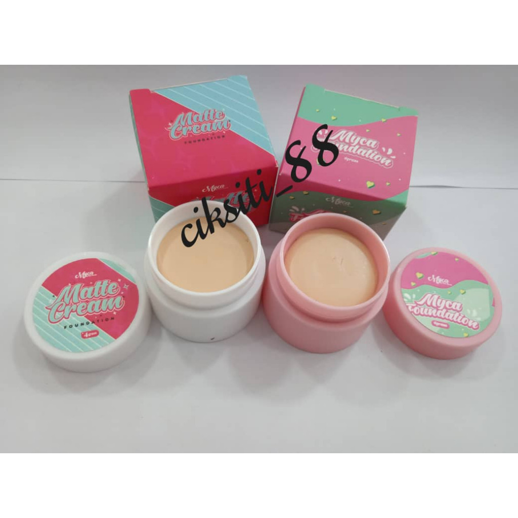 MYCA FOUNDATION || MYCA MATTE CREAM FOUNDATION 100% ORIGINAL | Shopee ...