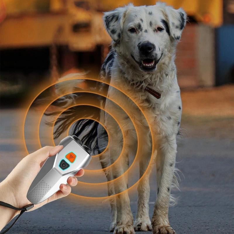 Ultrasound Dog Repeller Anti Barking Stop Bad Behaviors Pet Training ...