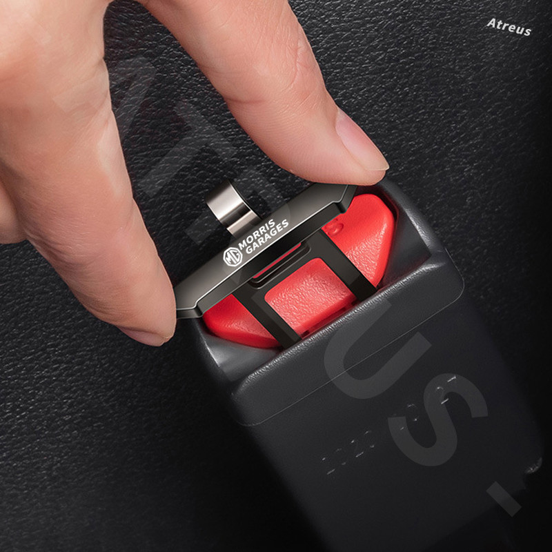 MG Car Seat Belt Buckle Insert Hook Sound Eliminate Car Safety Belt ...