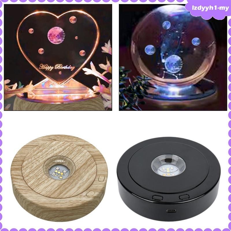 [joydiy] Rotating Display Stand Led Rotating Display Stand Collectibles
