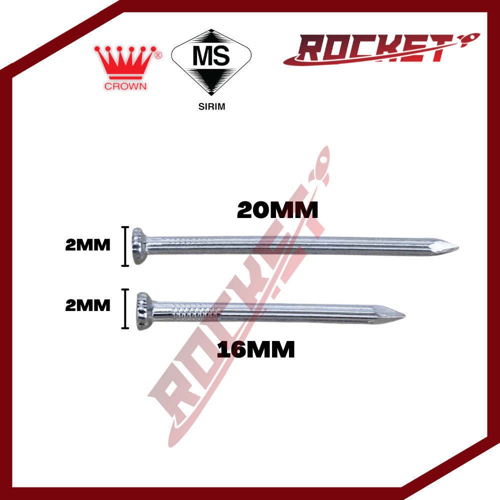 Steel Nail Concrete Wall Stainless Steel Nails Hardened Paku Simen Batu ...