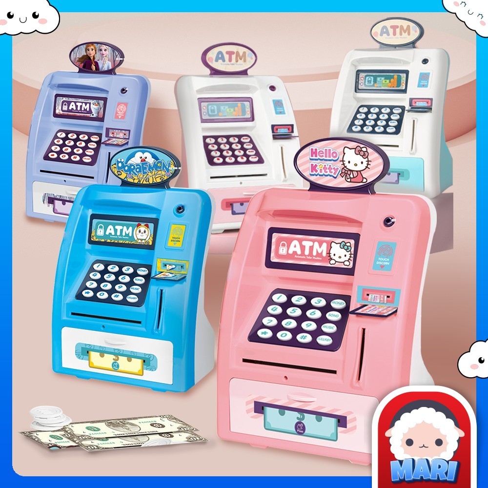 [Finger Print Lock] ATM Machine Cute Various Cartoon Animation Theme ...