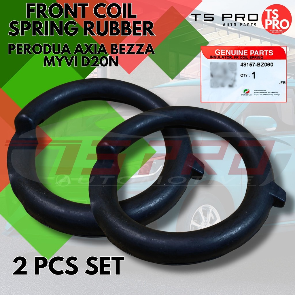 (Pair) Perodua Axia Bezza Myvi D20N Genuine Front Coil Spring Rubber ...