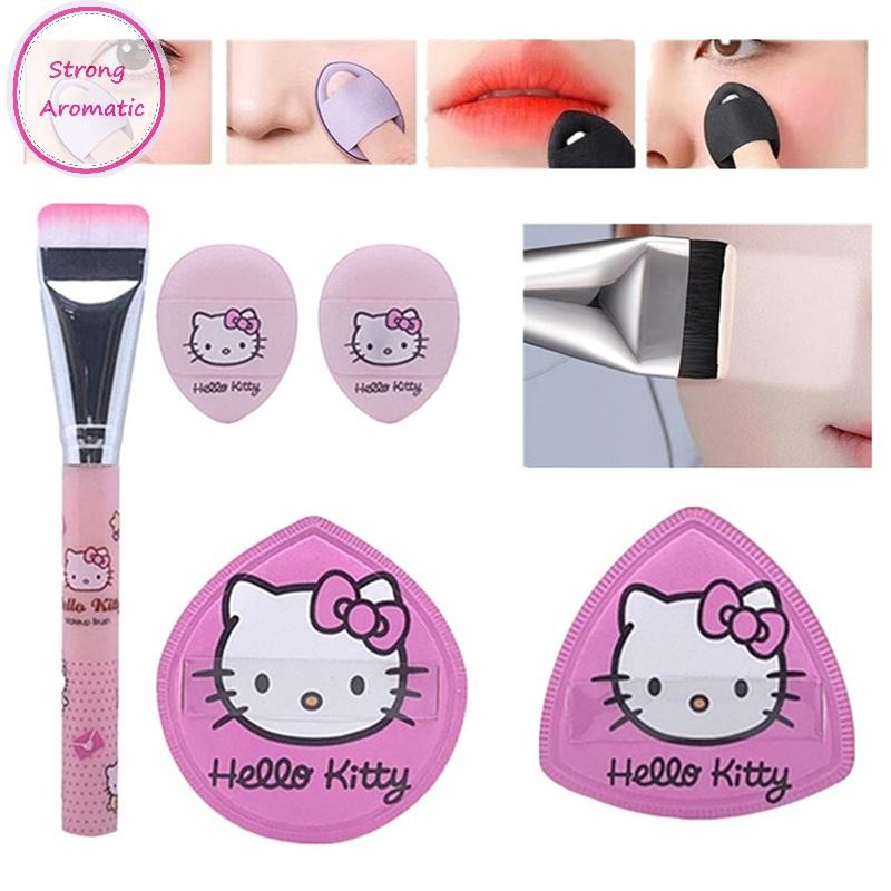 STRO Cartoon Sanrio Hello Kitty One Word Foundation Makeup Brush Cotton ...