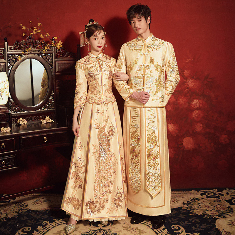 Hot sale Xiuhe Clothing Couple Suit 2022 New Style Autumn Chinese ...