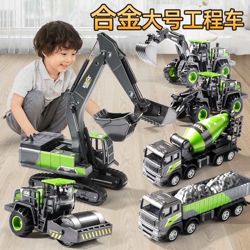 Inertial Alloy Engineering Truck Boy Excavator Crane Mixer Truck ...