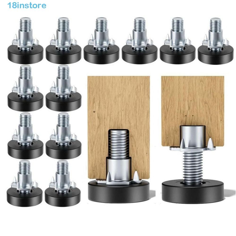 INSTORE 12/24Pcs Furniture Leveling Feet, 1/4" Durable Screw in ...