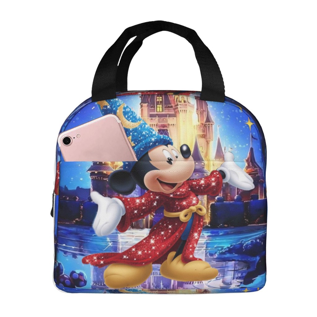 Mickeys Mouse Lunch Box Women Mens Reusable Insulated Lunch Tote Bag ...