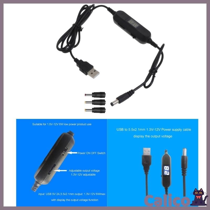 Cali USB Charging 5V to 1 5-12V 5 5x2 1mm Step-Up Boost Converter ...
