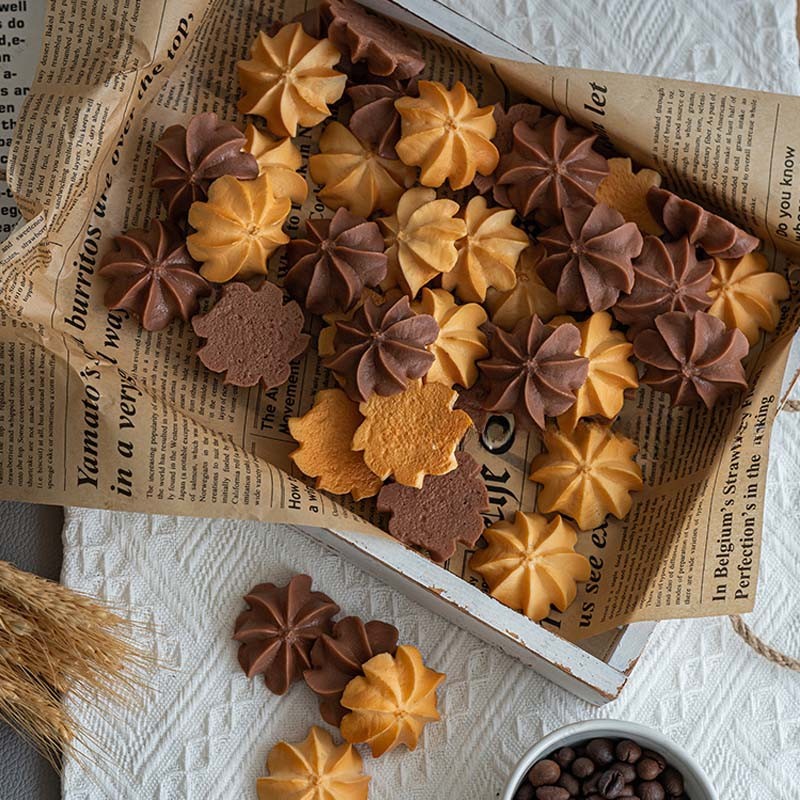 5Pcs Artificial Fake Cookie Models Biscuits Dessert Food Props Model ...