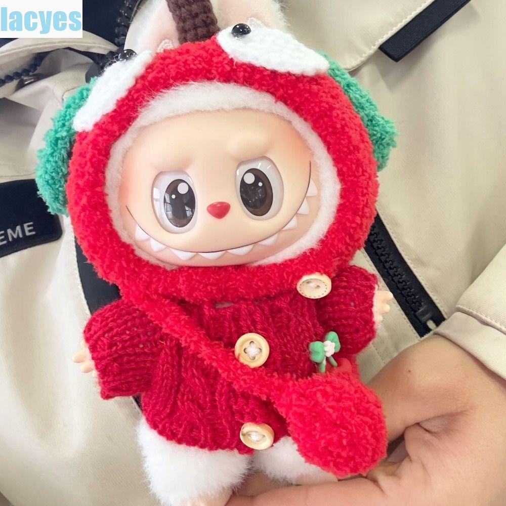 LACYES Labubu Doll's Clothes Set, Fruit Style Handmade Sitting Labubu ...