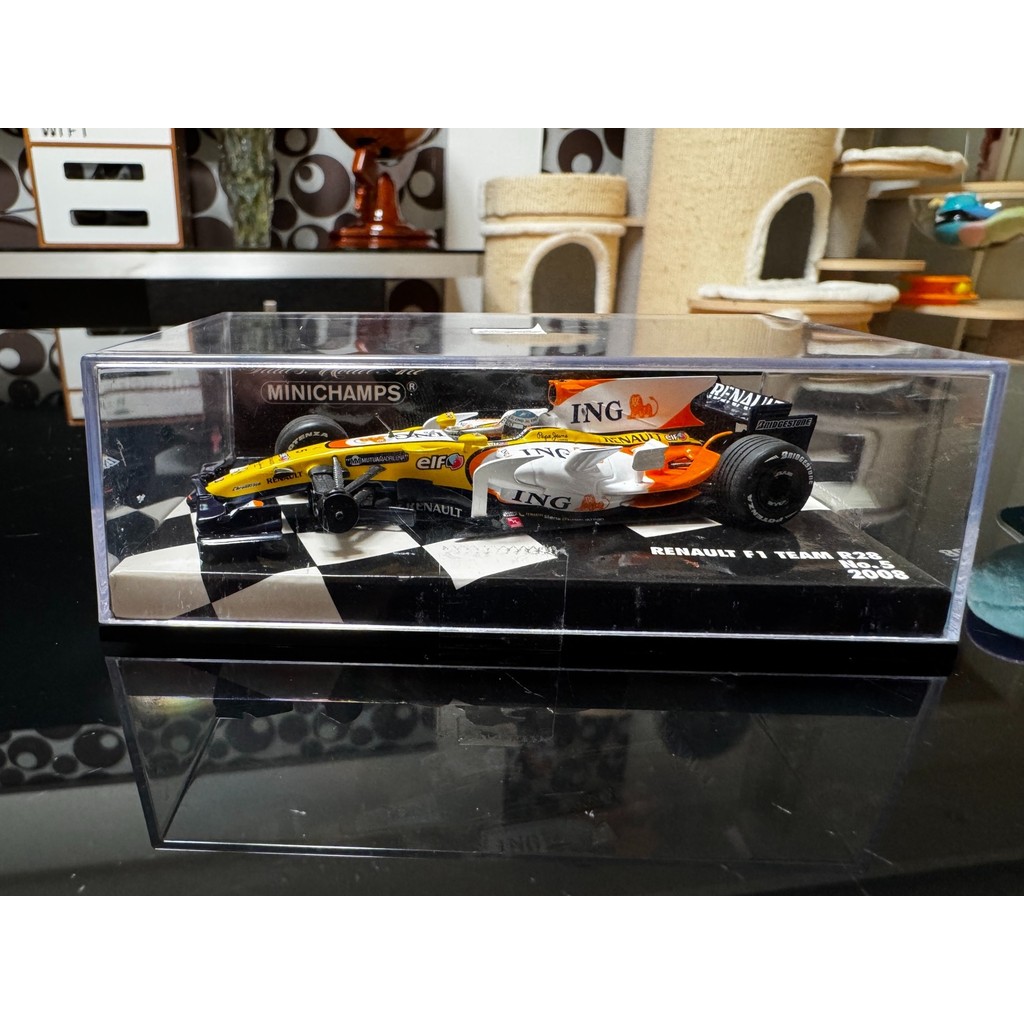 [Ready Stock] Mini Cut minichamps F1 1/43 Car Model, Renault R27 Alonso ...