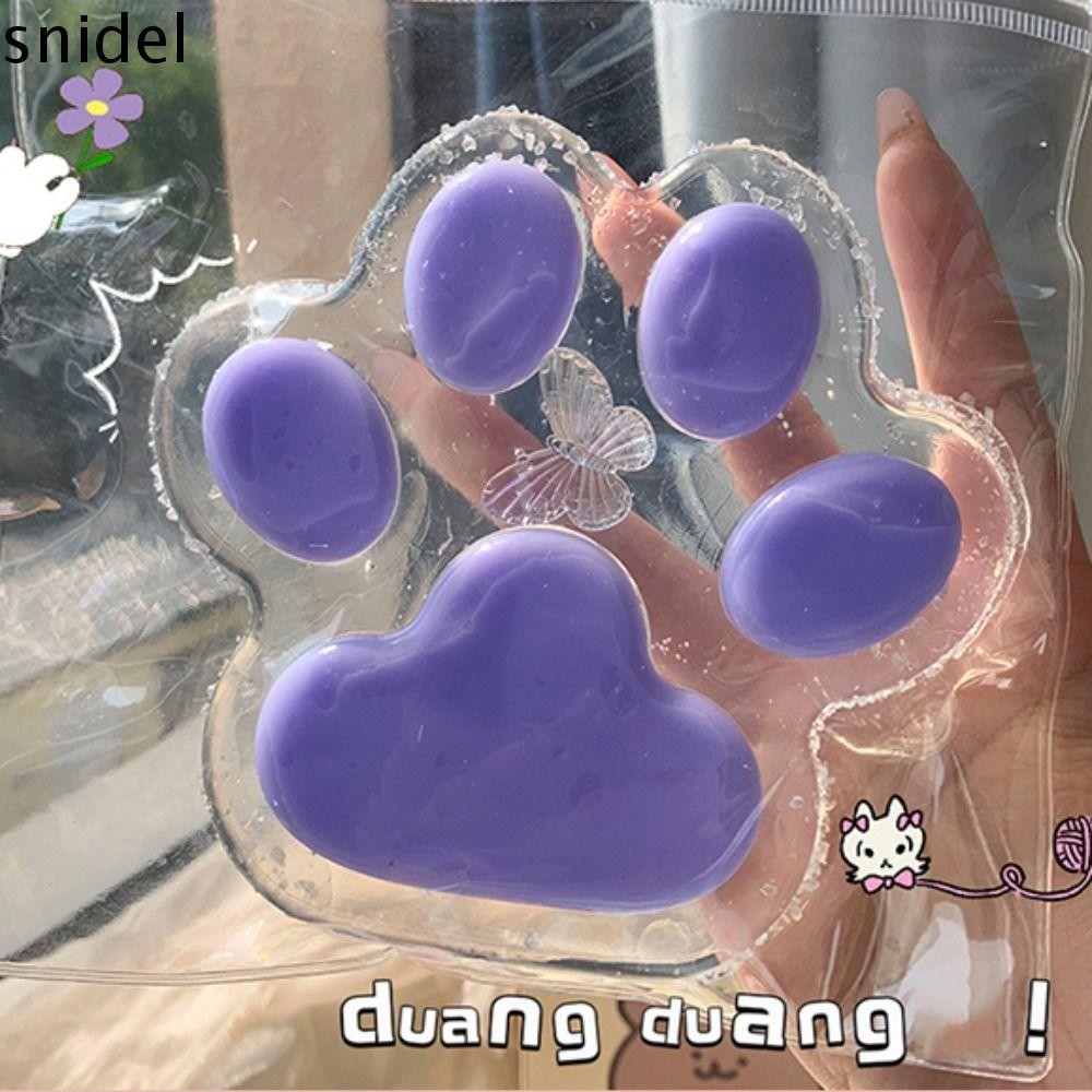 SNIDEL Cat Paw Squeeze Toy, Super Large Kneading Cartoon Fidget Toy, Sensory Toy Soft Handmade ...