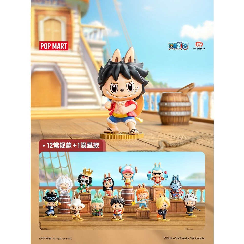 Official Authentic POPMART POPMART THE MONSTERS x One Piece Series Figure LABUBU Mystery Box ...