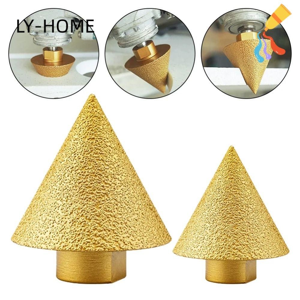 LY-HOME Diamond Beveling Chamfer Bit, Cone M10 Thread Punching ...