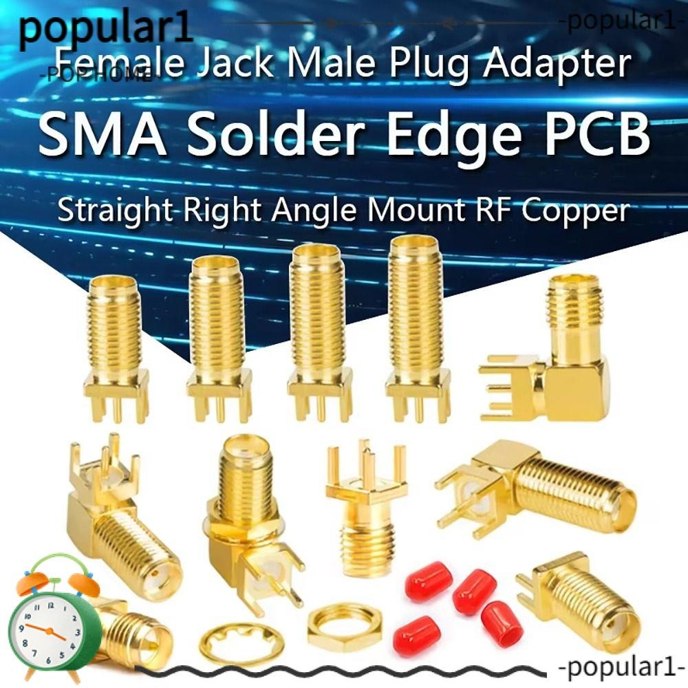 POP 1Pcs RF Copper Plug Socket, SMA-KE/KWE/KHD Male Female Jack Plug ...